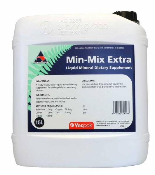 Min-Mix Extra | Vet Products | Vetpak - NZ