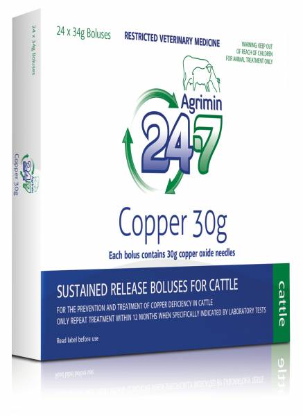 Agrimin 24.7 Copper | Vet Products | Vetpak - NZ